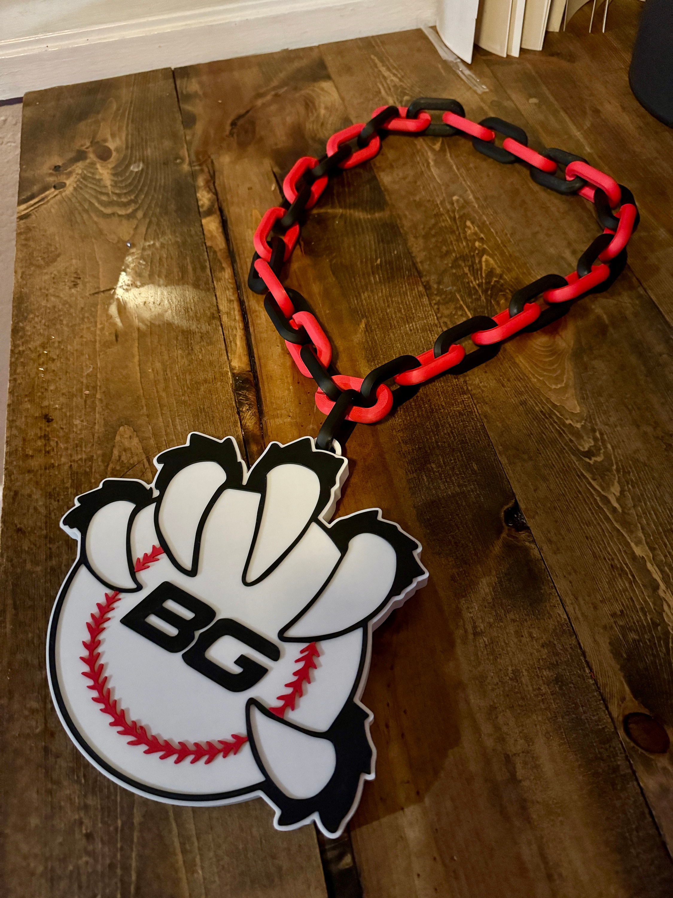 Custom Made 3D Printed Oversized Team Necklace - Etsy