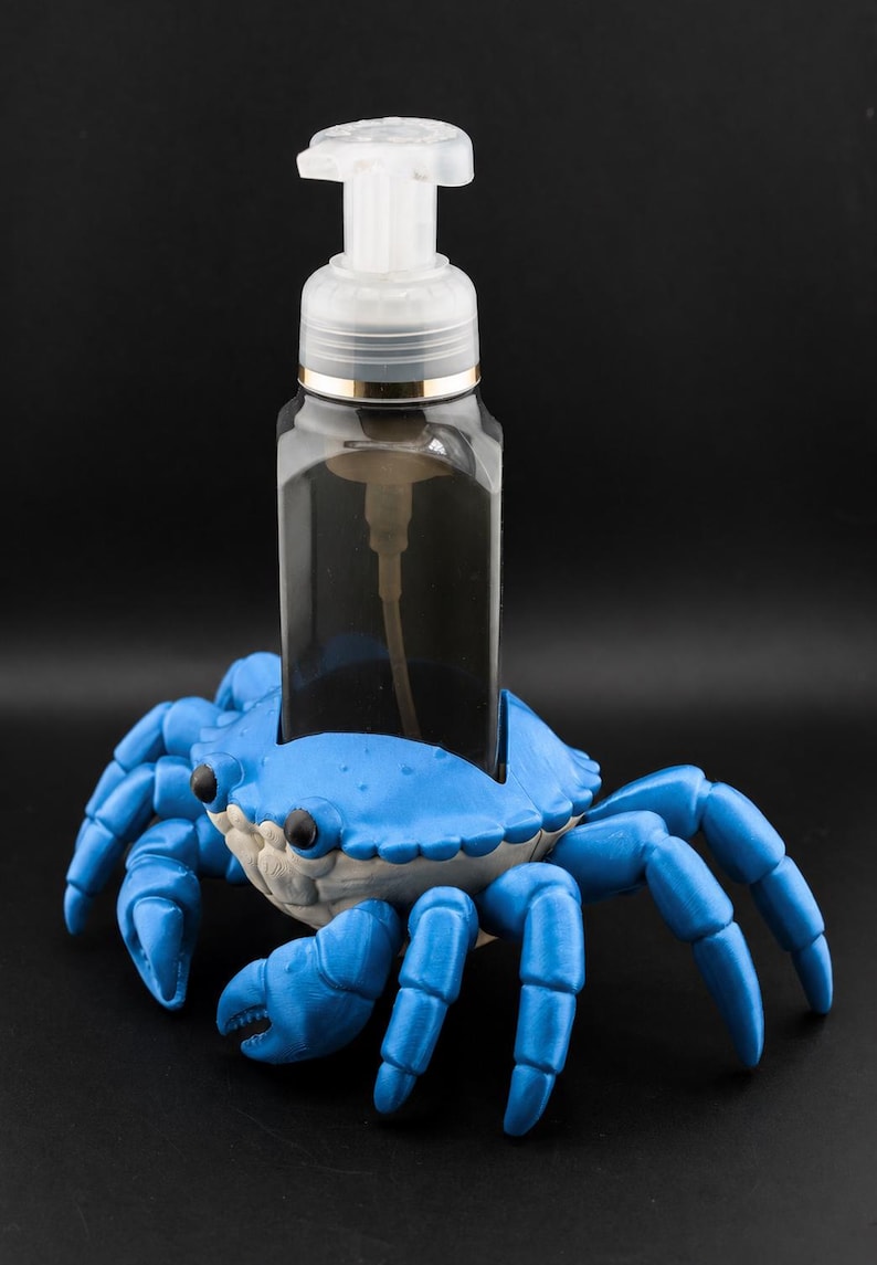 Buy Crab Soap Dispenser Holder | Cute Sink Organizer | Coastal Beach ...