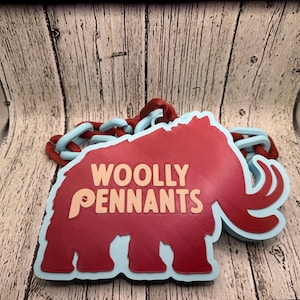 Custom Made 3D Printed Oversized Team Necklace / Turnover Chain - Etsy