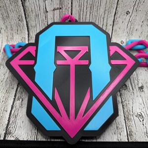 Custom Made 3D Printed Oversized Team Necklace / Turnover Chain - Etsy