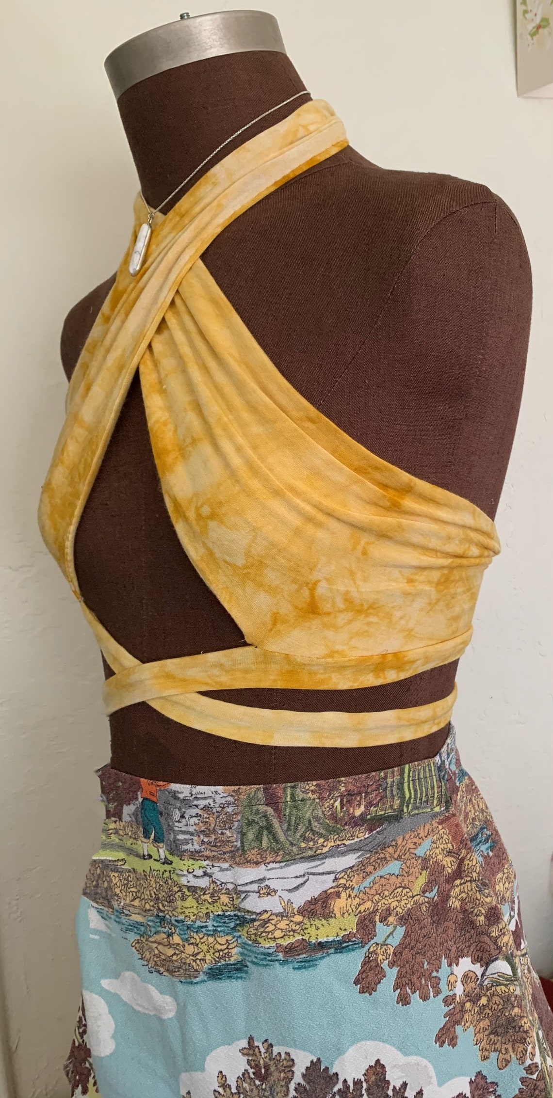 Criss Cross Tie Back Sleeveless Halter Crop Top Summer Halter Top ...