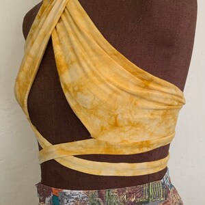 Criss Cross Tie Back Sleeveless Halter Crop Top Summer Halter Top ...