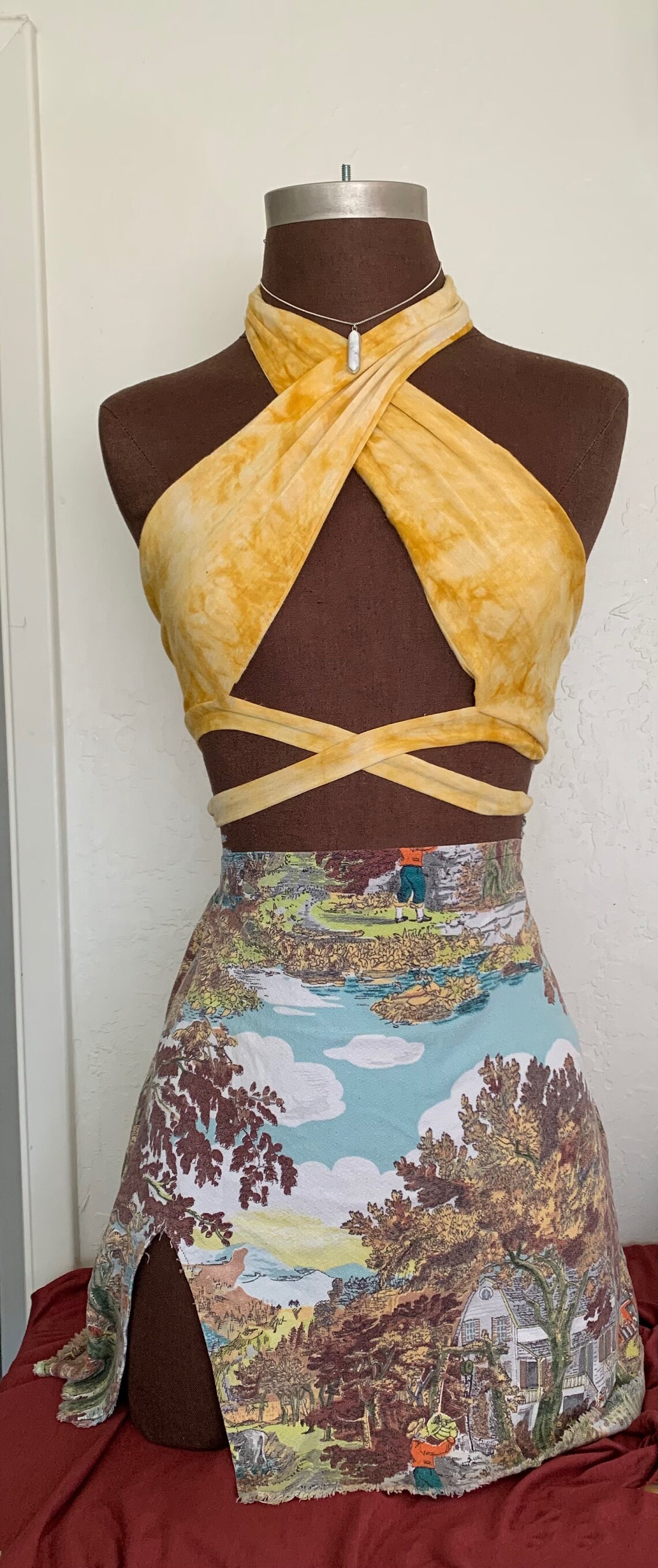 Criss Cross Tie Back Sleeveless Halter Crop Top Summer Halter Top