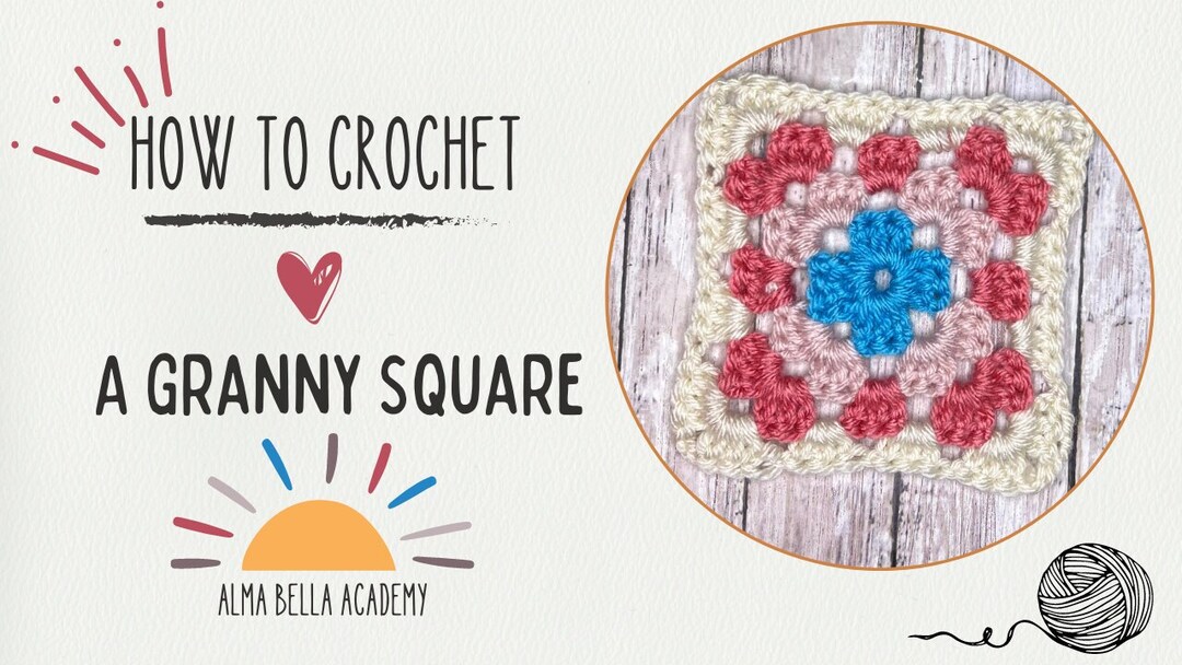 Pattern: Easy to Read Granny Square Pattern - Etsy