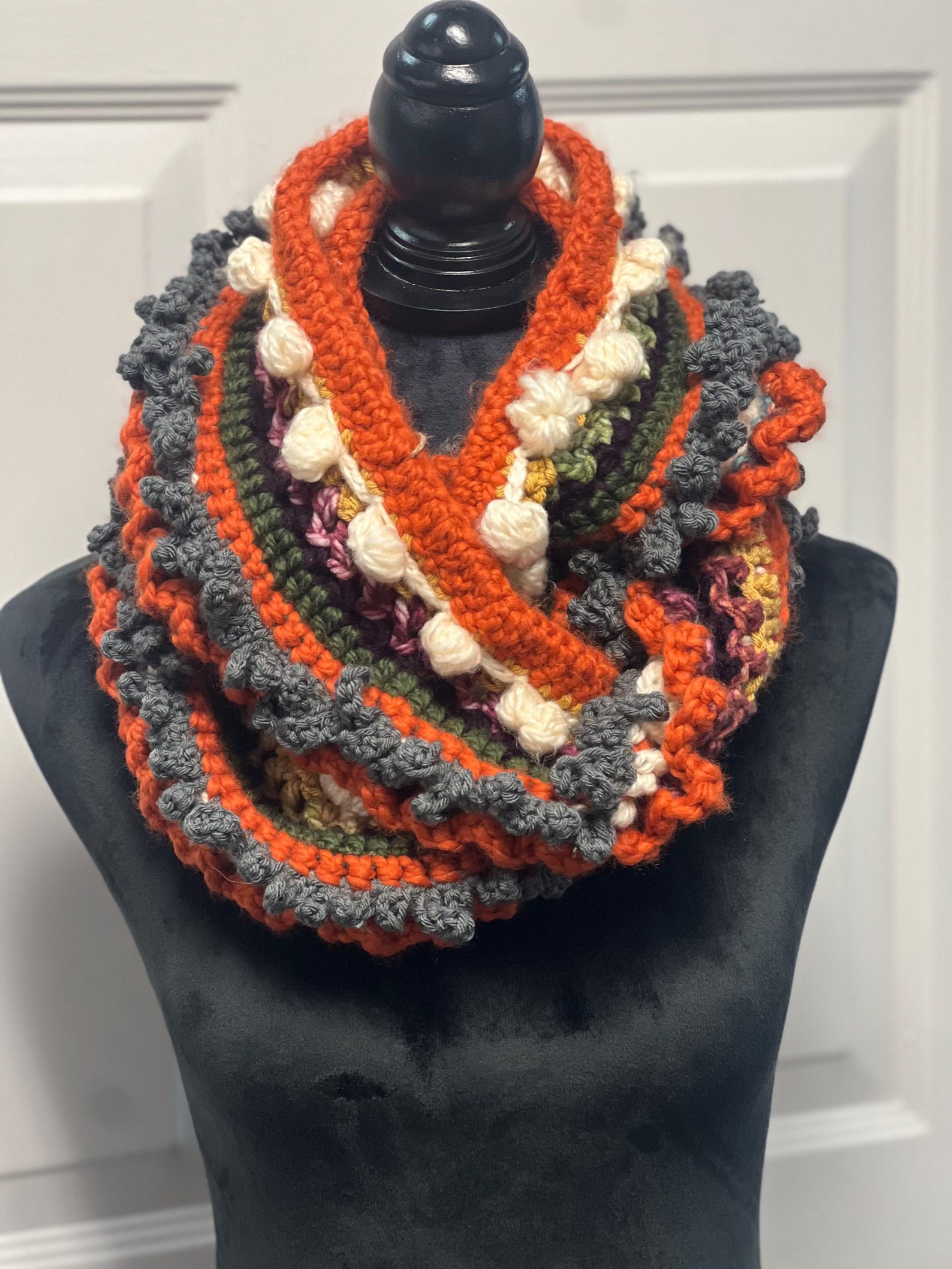 Boho Infinity Scarf Crochet Pattern - Etsy
