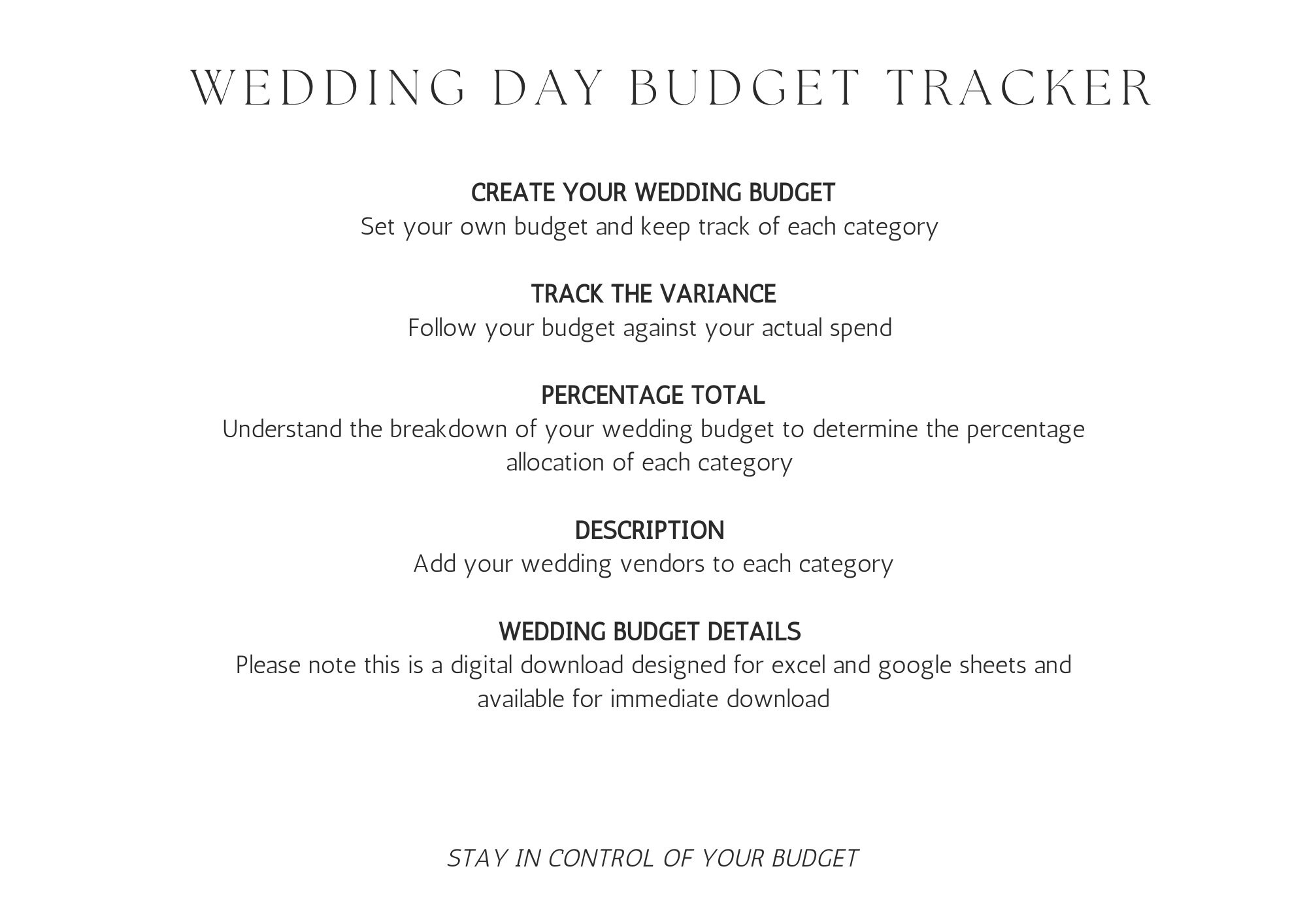 How to determine wedding budget 60 photos - Vianawedding.com