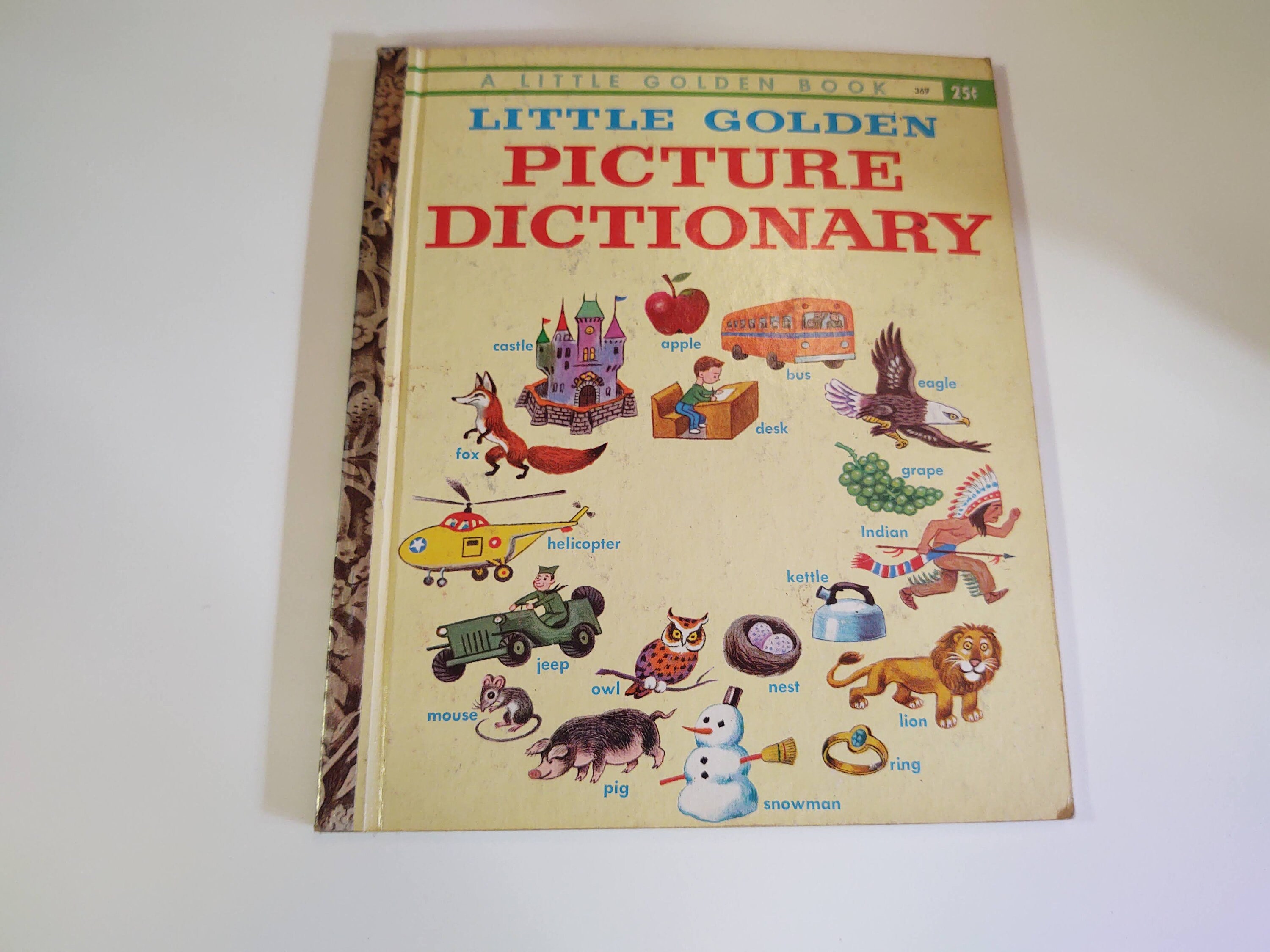 Picture Dictionary Little Golden Book - Etsy
