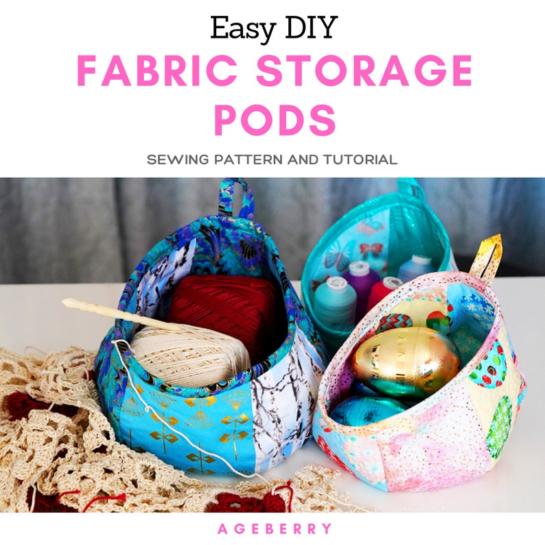 Easy DIY Bubble Pods | PDF Pattern and Tutorial | Fabric Storage Pods ...
