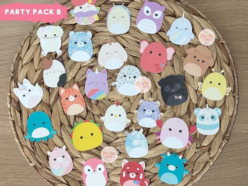 Birthday Confetti B // Squish Party PACK B Confetti // Party Supplies ...