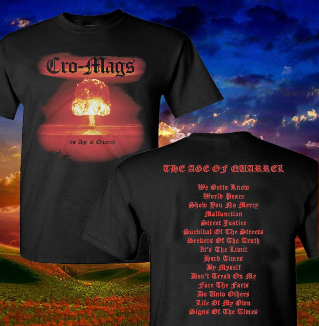 Cro-mags Shirt Music Aesthetic Shirt Clothing T-shirt Metal Tees - Etsy