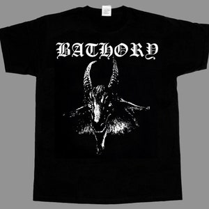 Bathory T Shirt Metal T-shirt Goat Head Music Tee - Etsy