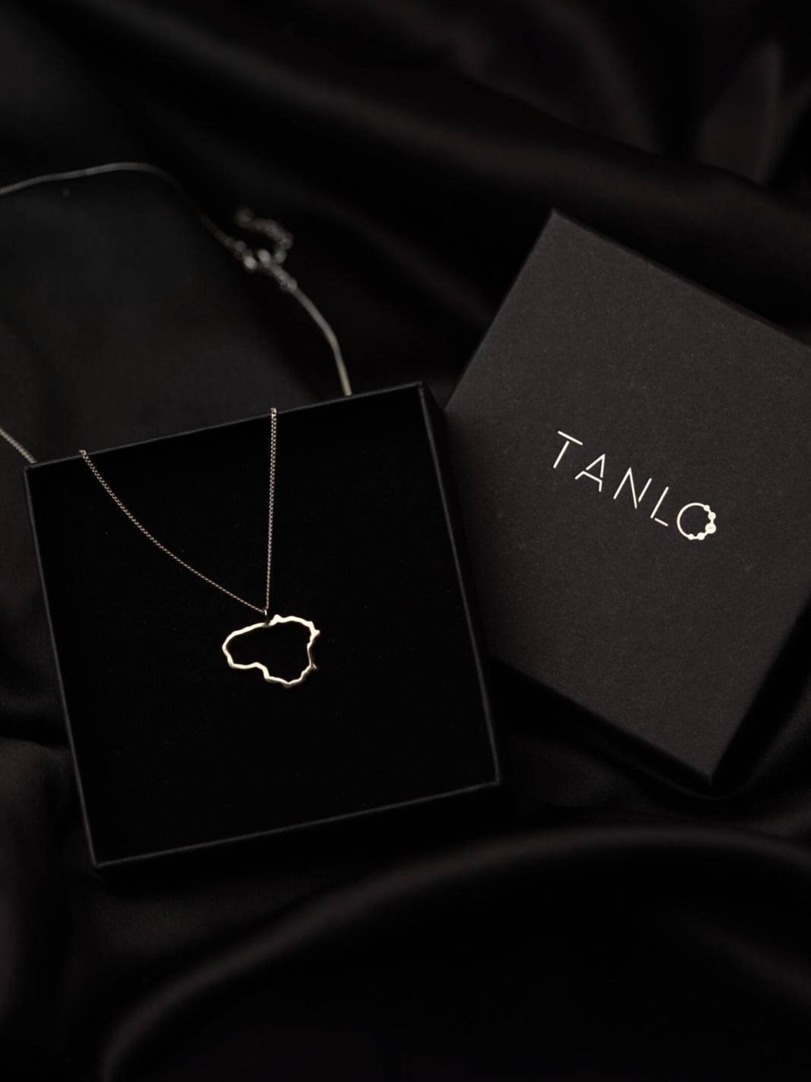 Silver Pendant "lithuania" - Subtle Necklace by Tanlo - Etsy