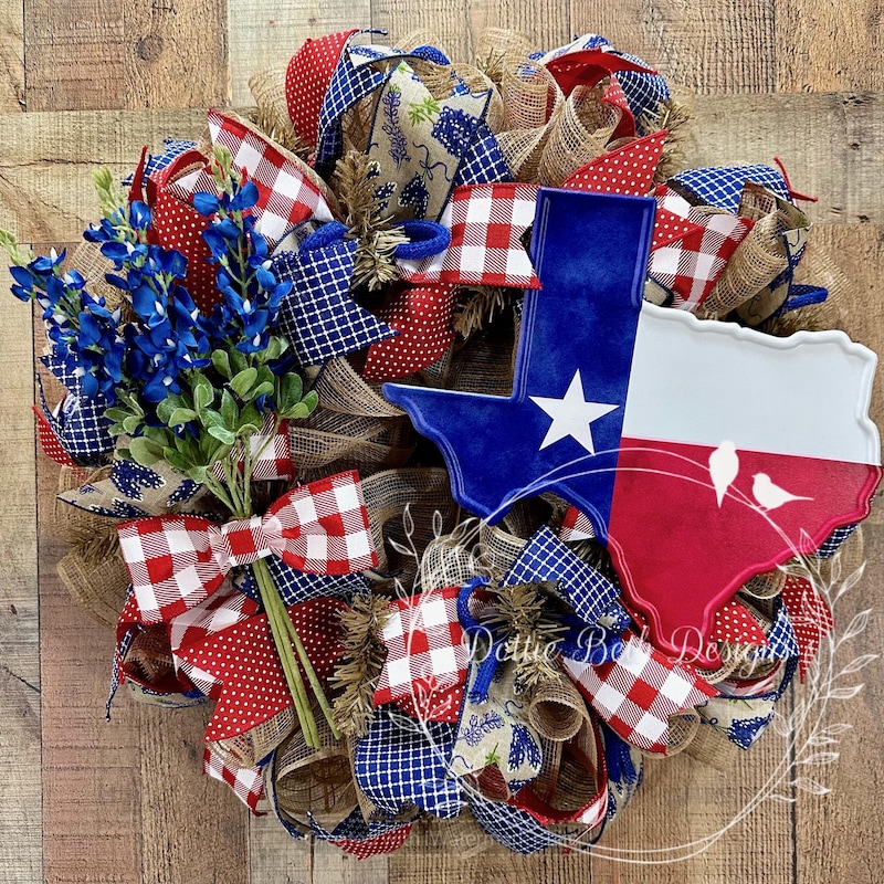 Texas Wreath - Etsy