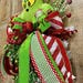 Grinch Inspired Swag Green Monster Wreath Christmas Wreath Christmas ...