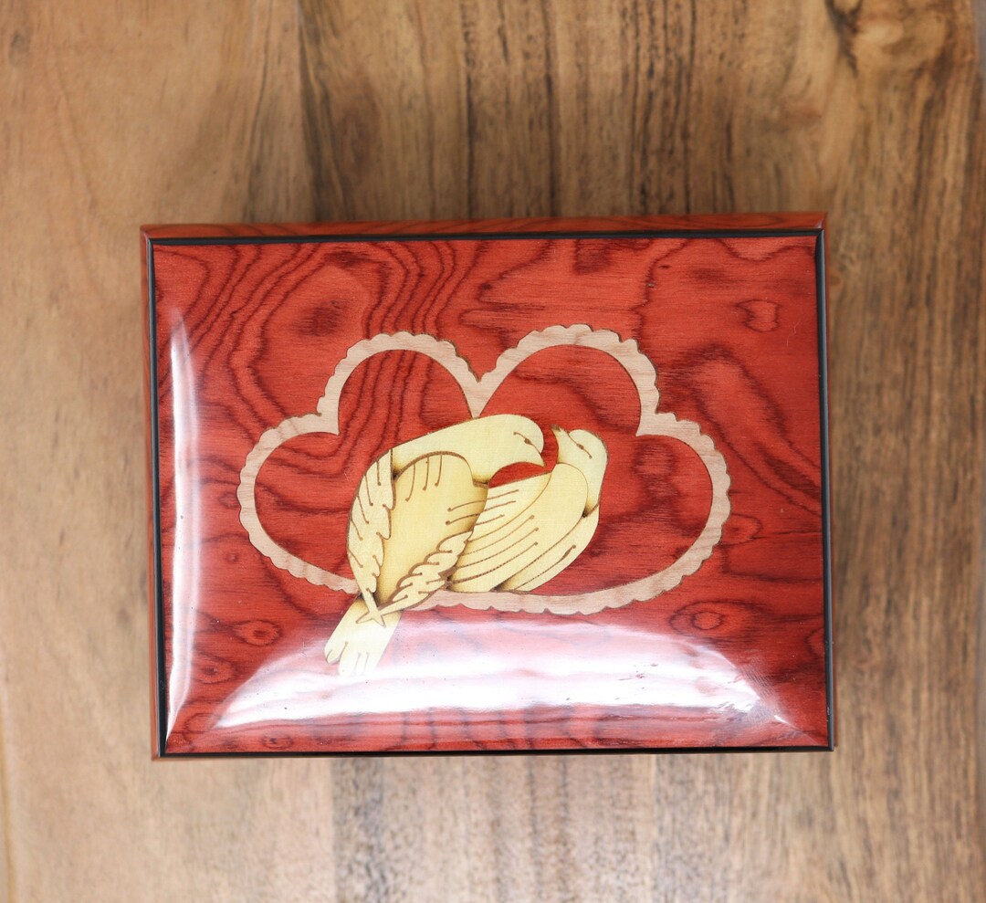 Vintage the San Francisco Music Box Company Italian Dove Music Box - Etsy