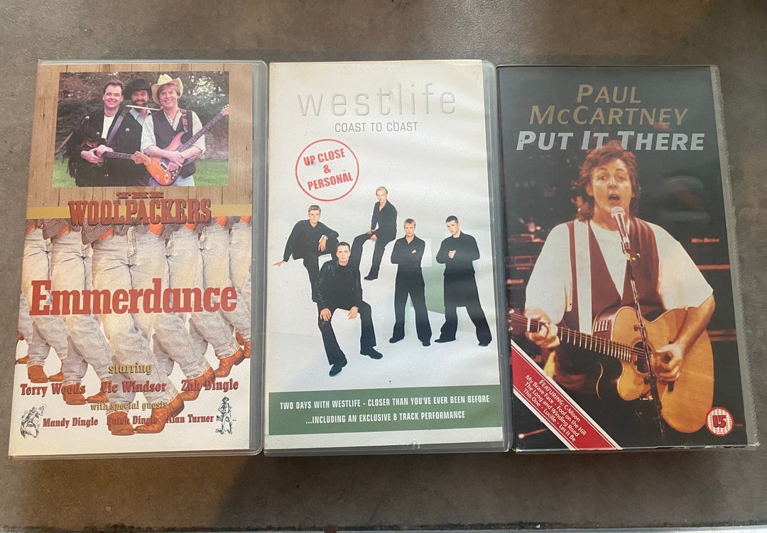 VHS Tapes Pick Your Title: Bands and Singers - Etsy