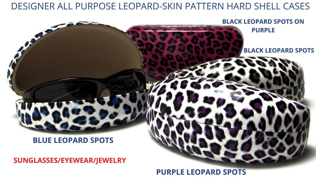 Sweet Looking Leopard-skin Pattern Sunglasses or Eyewear Cases, 4 ...