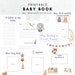 Keepsake Baby Memory Book INSTANT DOWNLOAD Keepsake Journal Baby ...