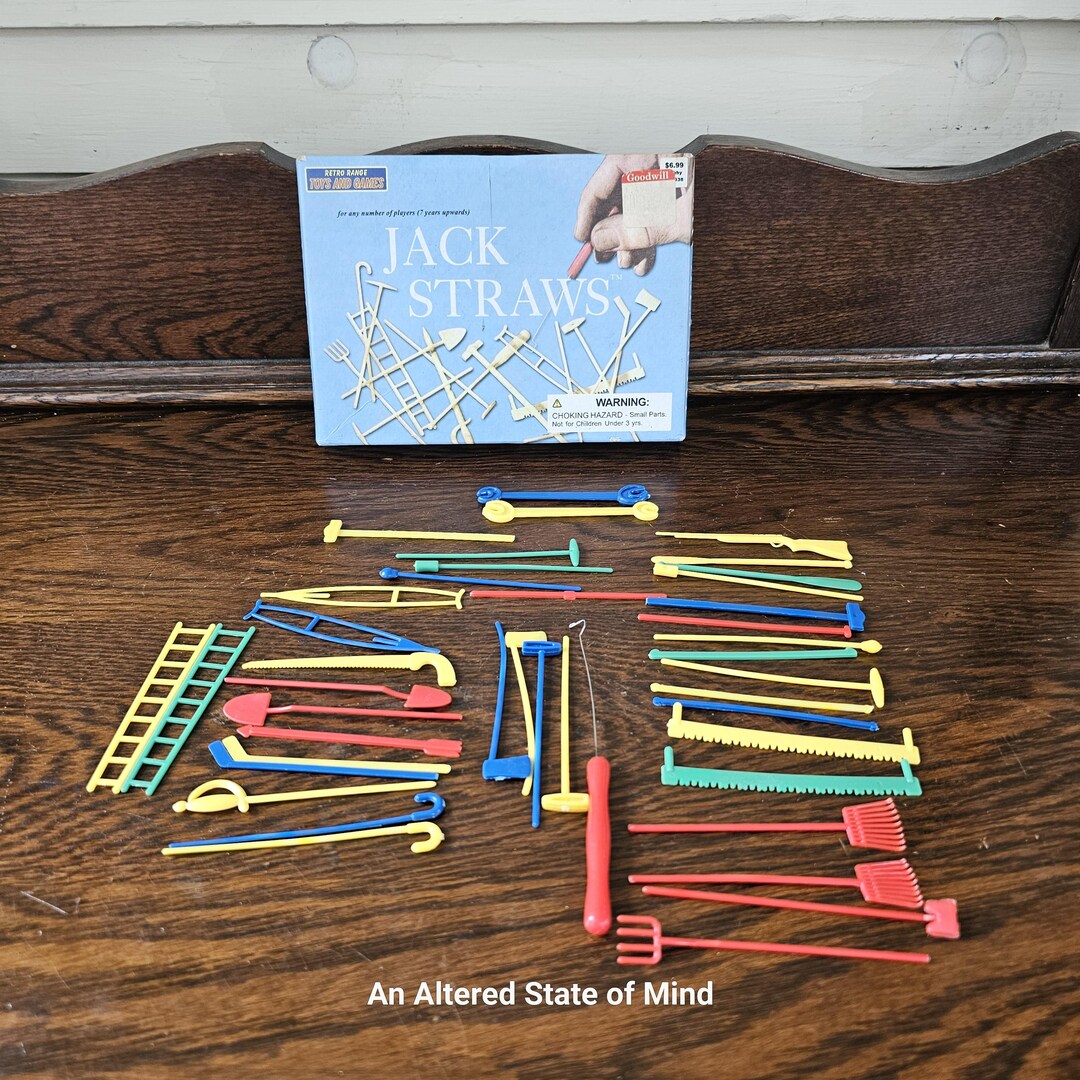 Parker Brother's Jack Straws Game, Vintage Game, Multiplayer Game, Family Game Night ...