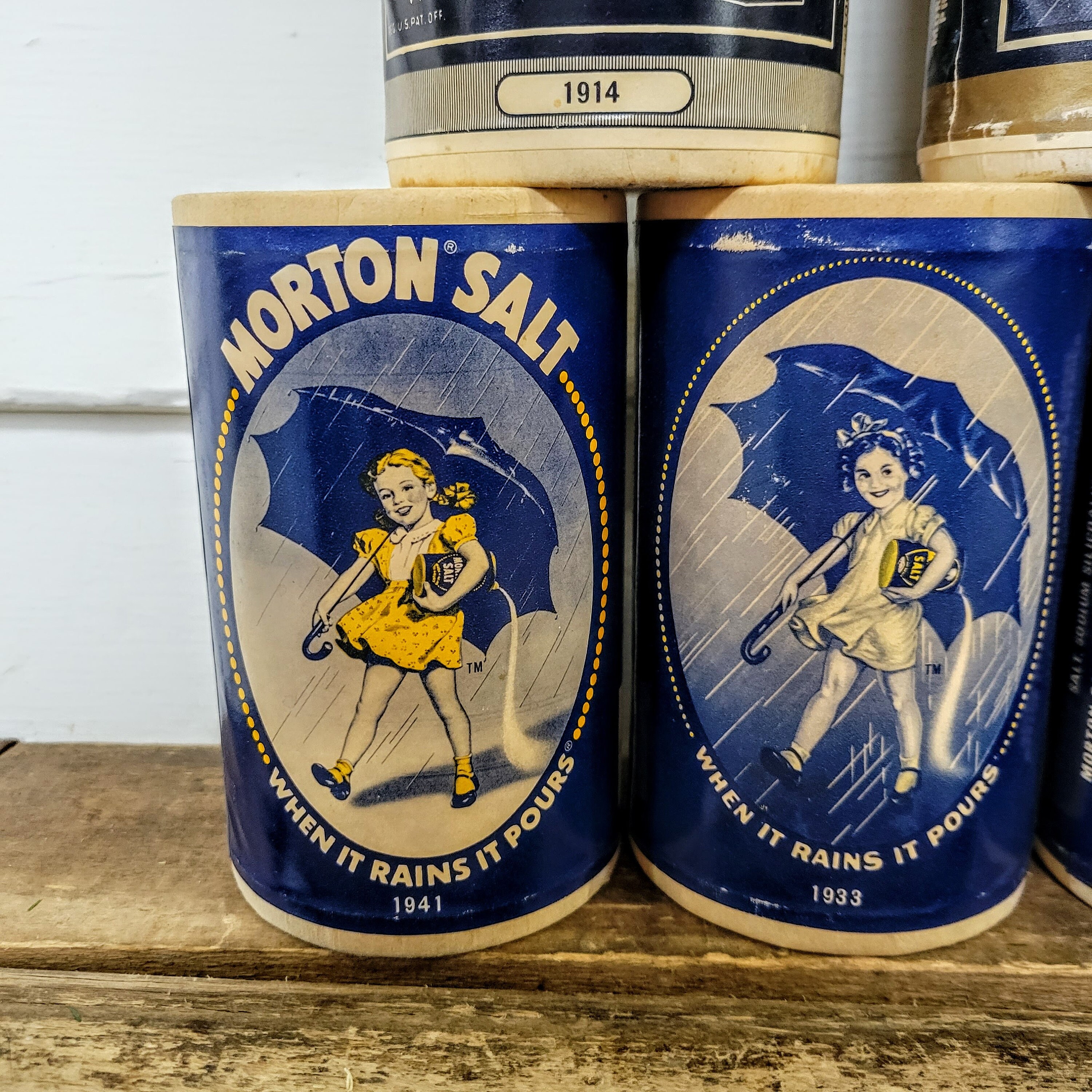 Vintage Morton Salt Containers Choose a Year Replica - Etsy