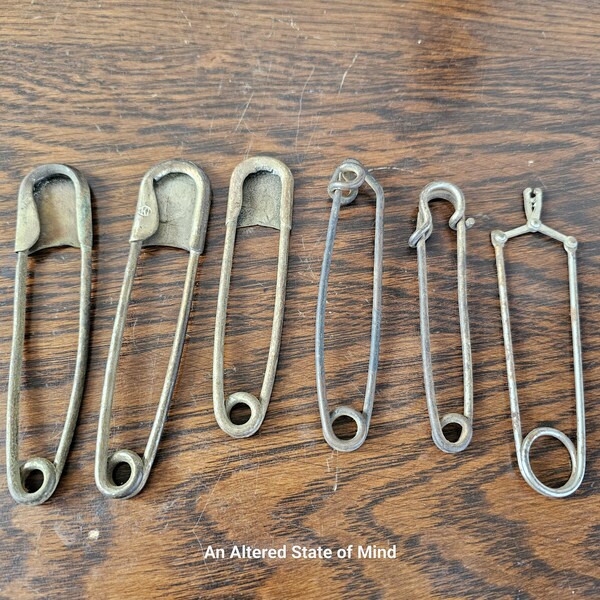 Vintage Safety Pins - Etsy
