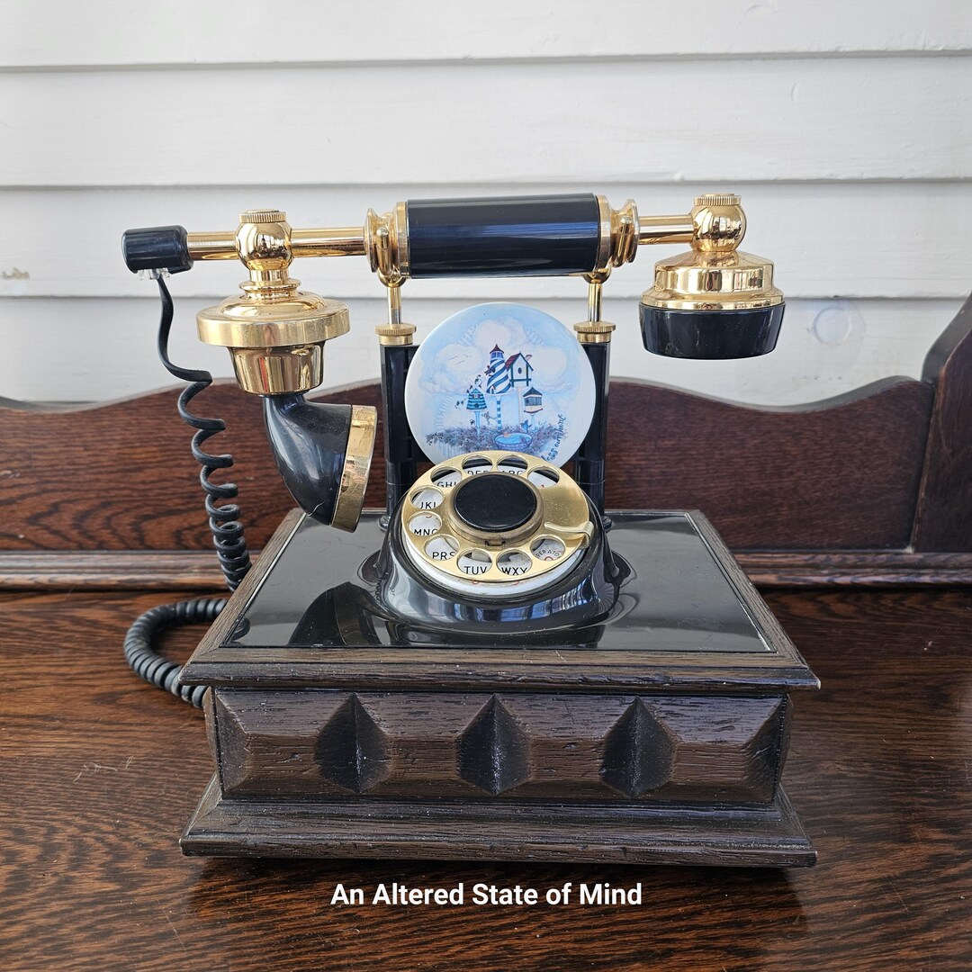 Vintage Deco-tel Princesses Telephone, Rotary Dial Phone, Mid-century ...