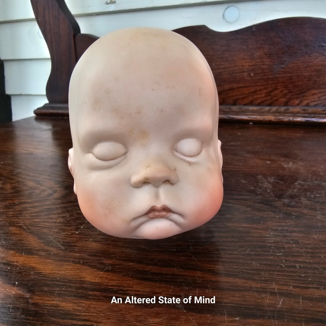Bisque Repro Sugar Britches Vintage Porcelain Doll Head Diy Make Your ...
