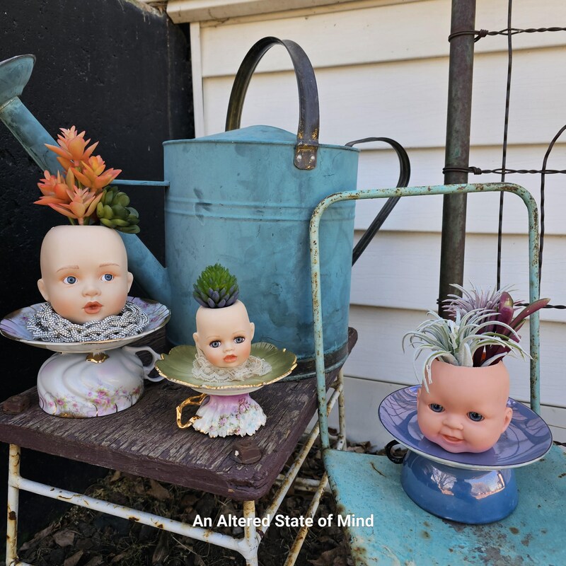 Head Planter - Etsy