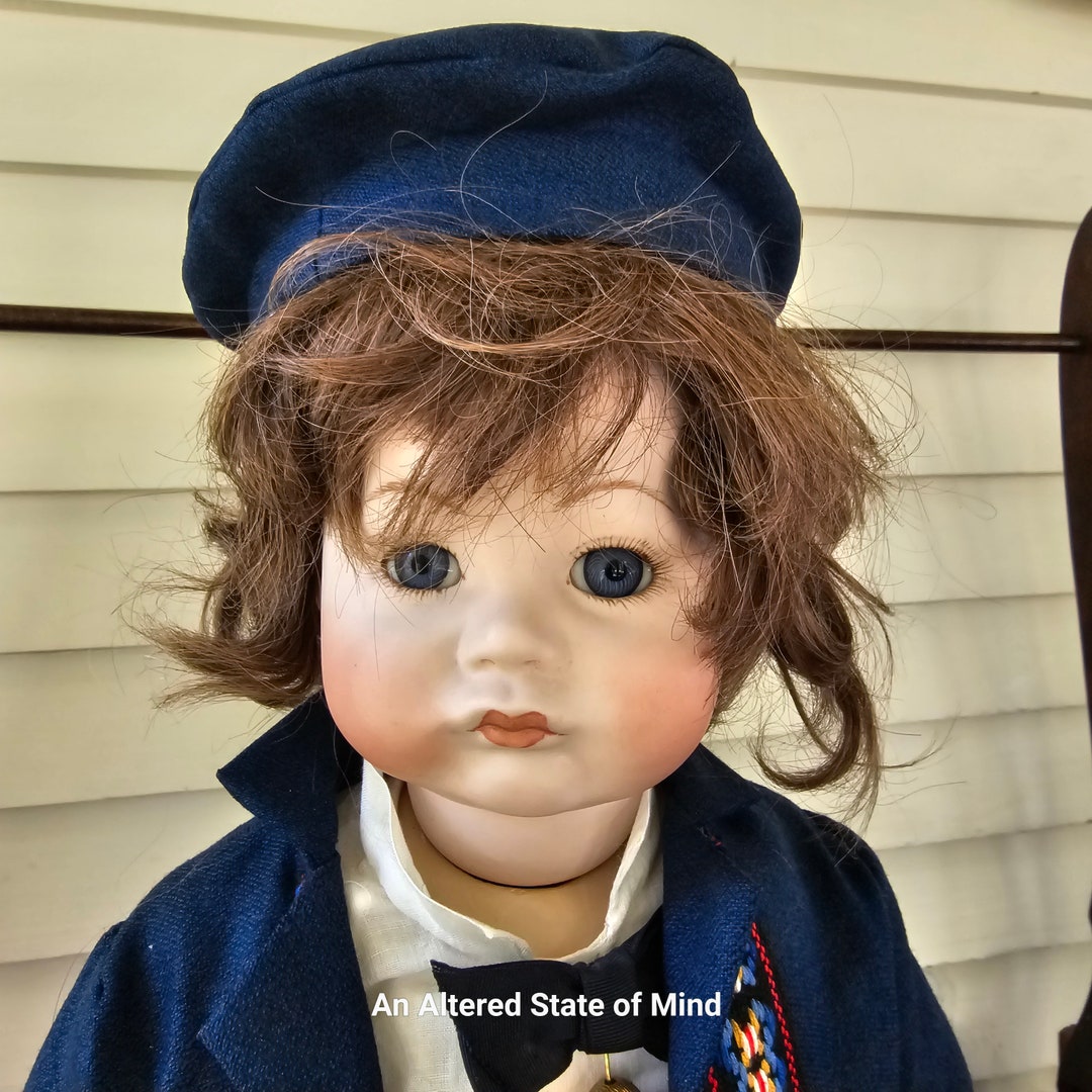 Vintage 21" French SFBJ 252 Bisque Doll, Reproduction Fully Articulated ...