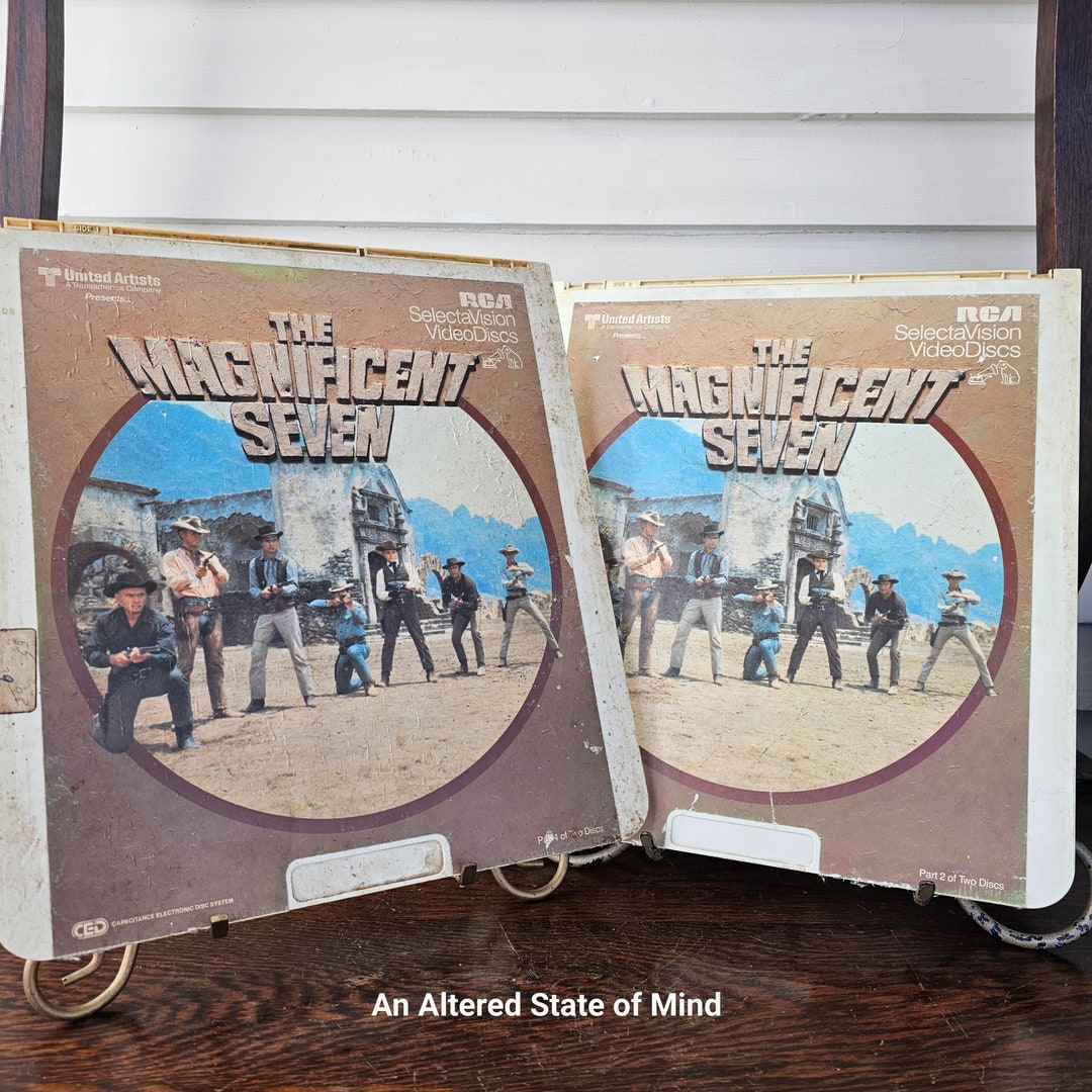 Vintage the Magnificent Seven CED RCA Selectavision Video Disc - Etsy