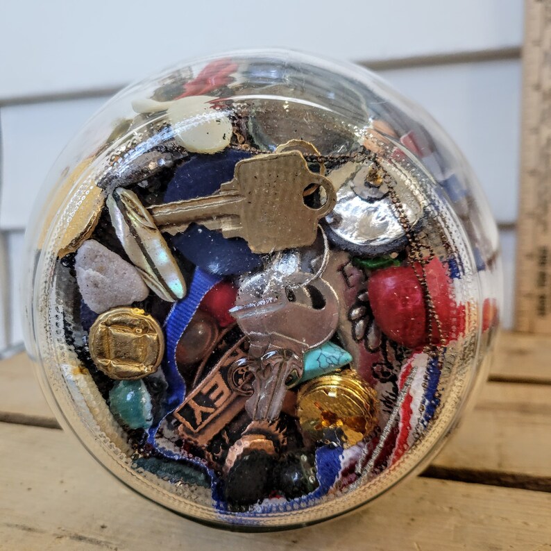 Large Vintage Junk Drawer Treasure Jar Mystery Lot - Etsy