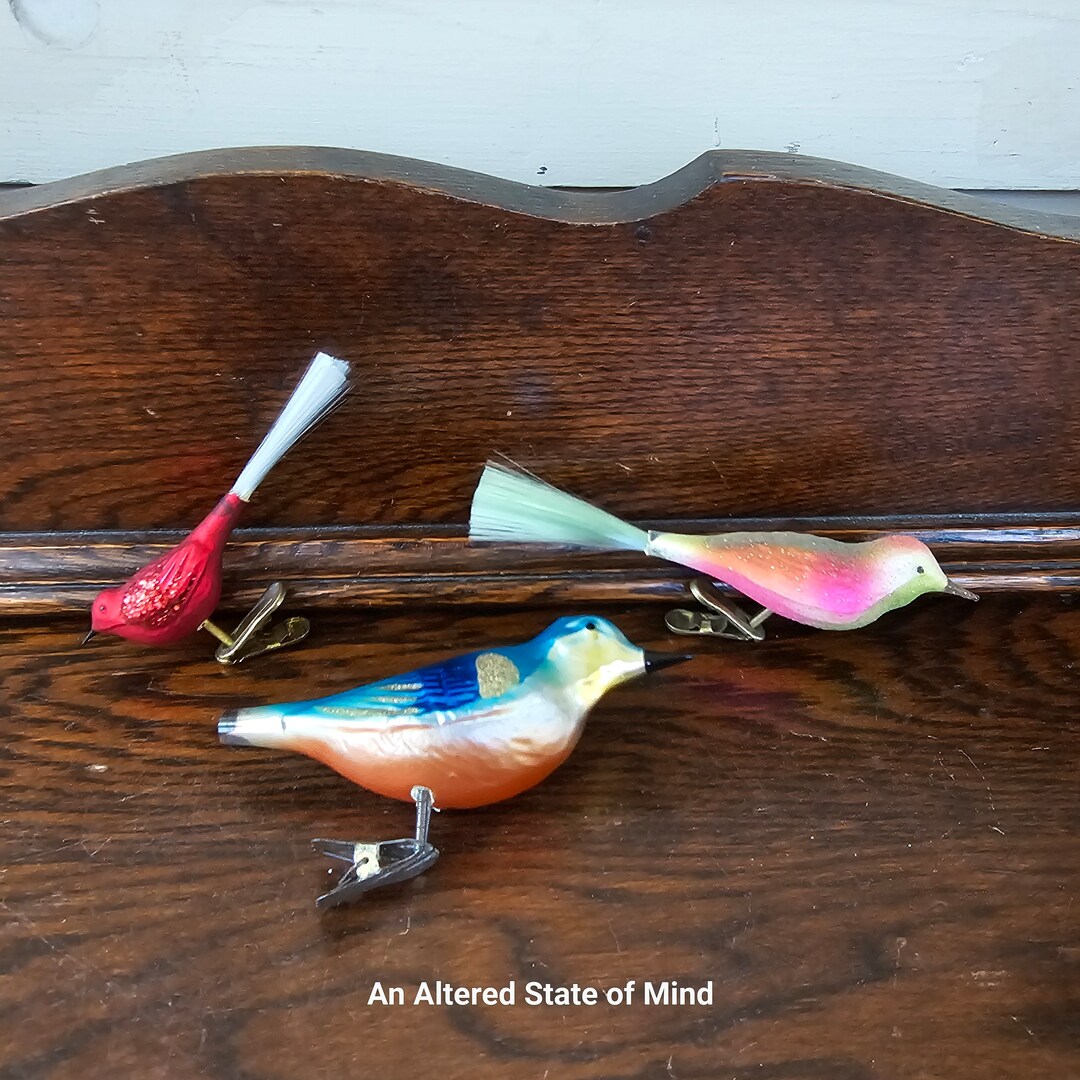 Vintage Blown Glass Bird Ornament, Inge-glas Old World Christmas ...