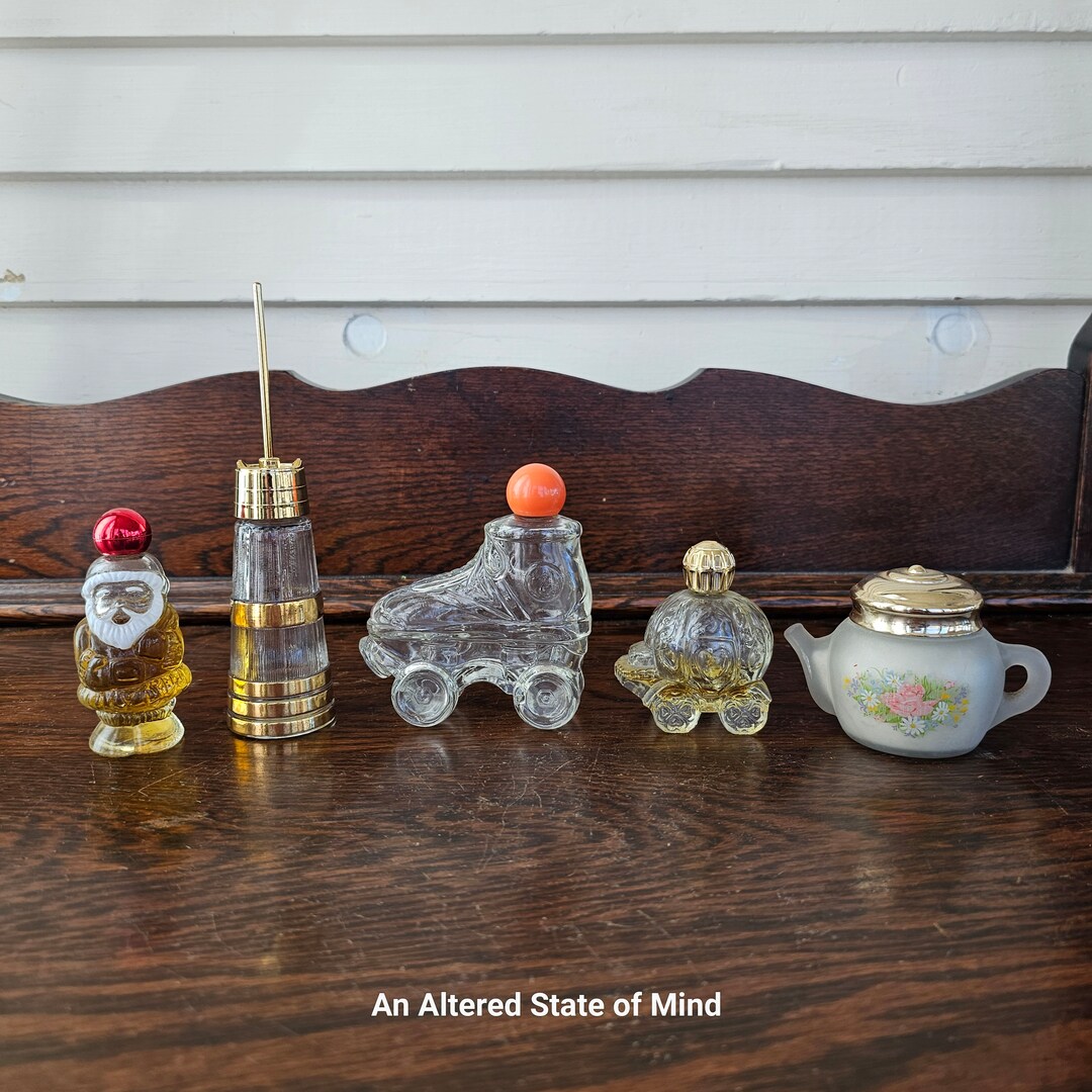 Choice Vintage Avon Perfume Bottle Miscellaneous Shapes Jar Decorative ...