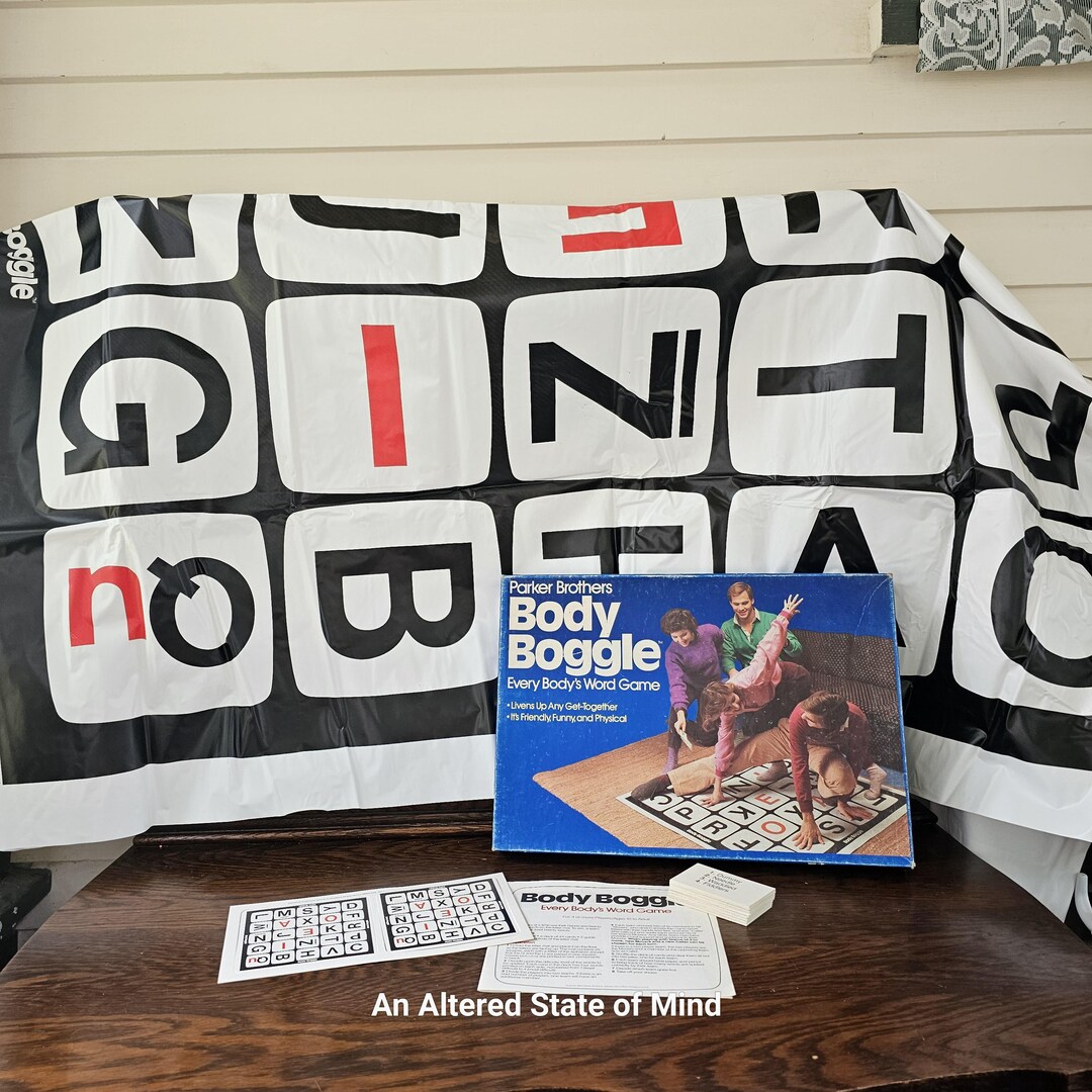Vintage Body Boggle Board Game, Parker Brothers, Family Game Night ...