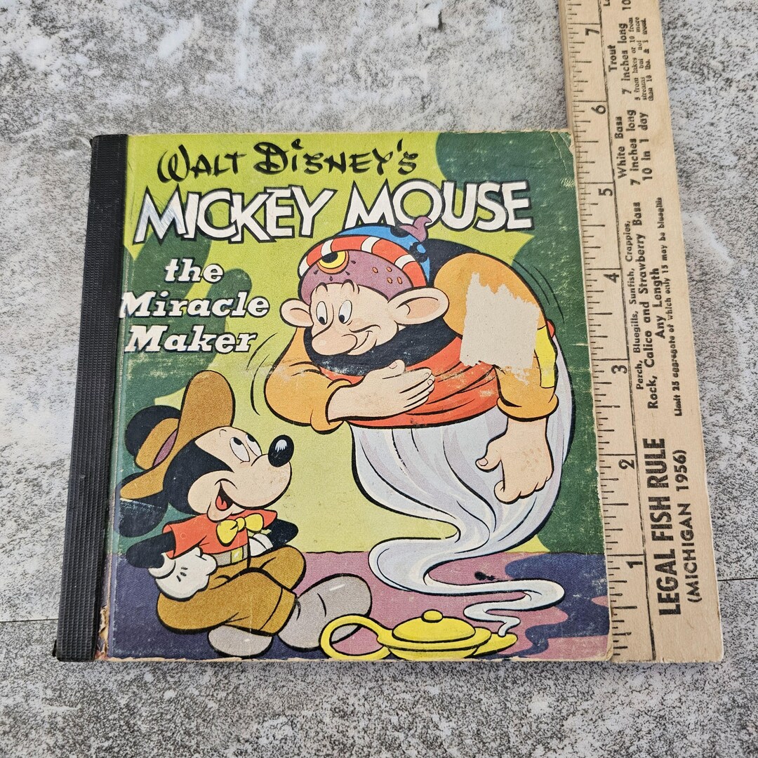 Vintage Walt Disney's Mickey Mouse the Miracle Maker: 1948 Children's ...