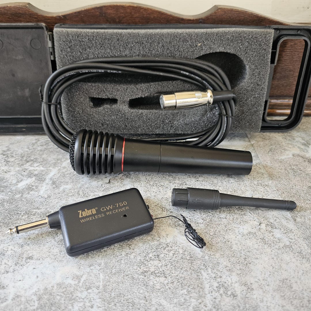 Zebra GW750 Wired/wireless Microphone System: Simple Easy to Use Mic - Etsy