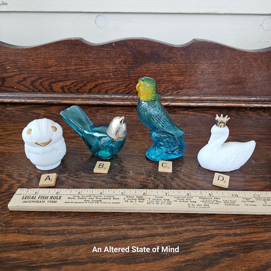 Choice Vintage Avon Bird Perfume Bottle Decorative Collectible Keepsake ...