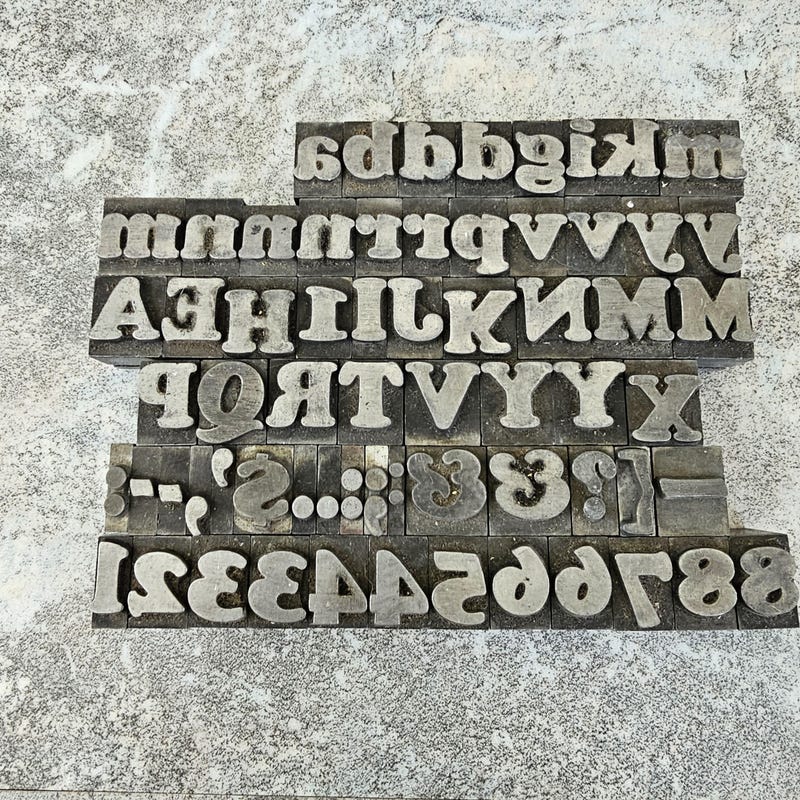 Type Letterpress - Etsy