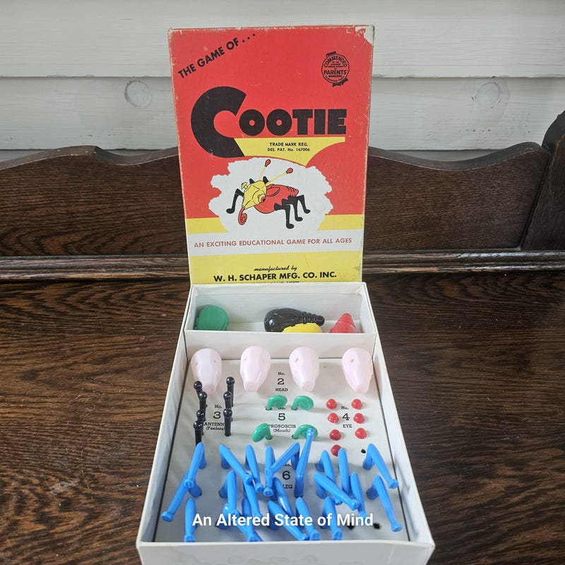 Vintage Cootie Game - Etsy