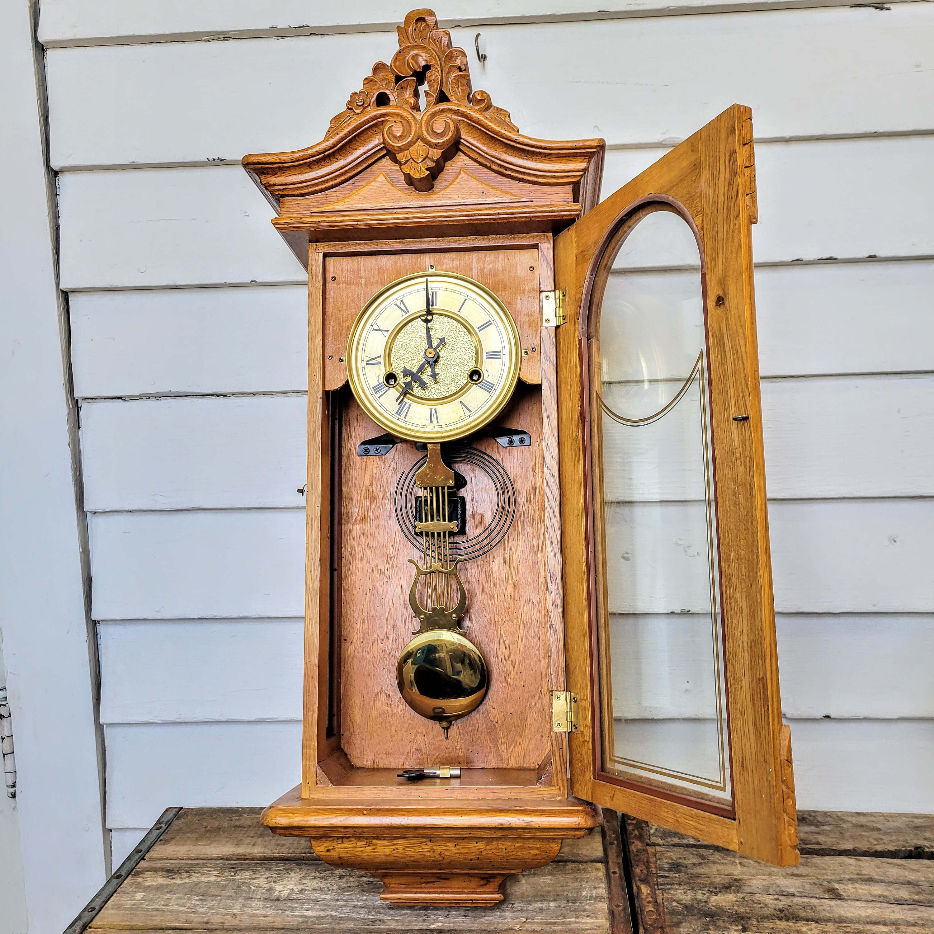 Antique Grandfather Wall Clocks