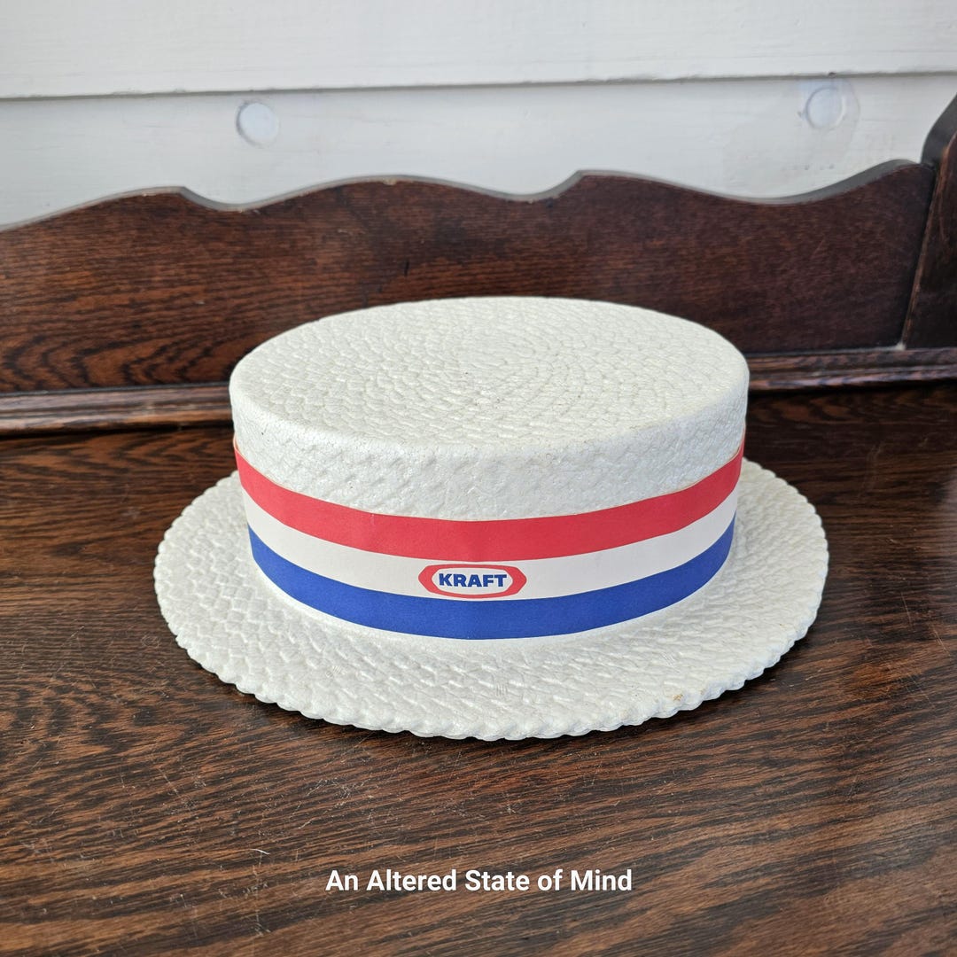 Vintage Foam Campaign Hat, Kraft American Cheese, Memorabilia ...