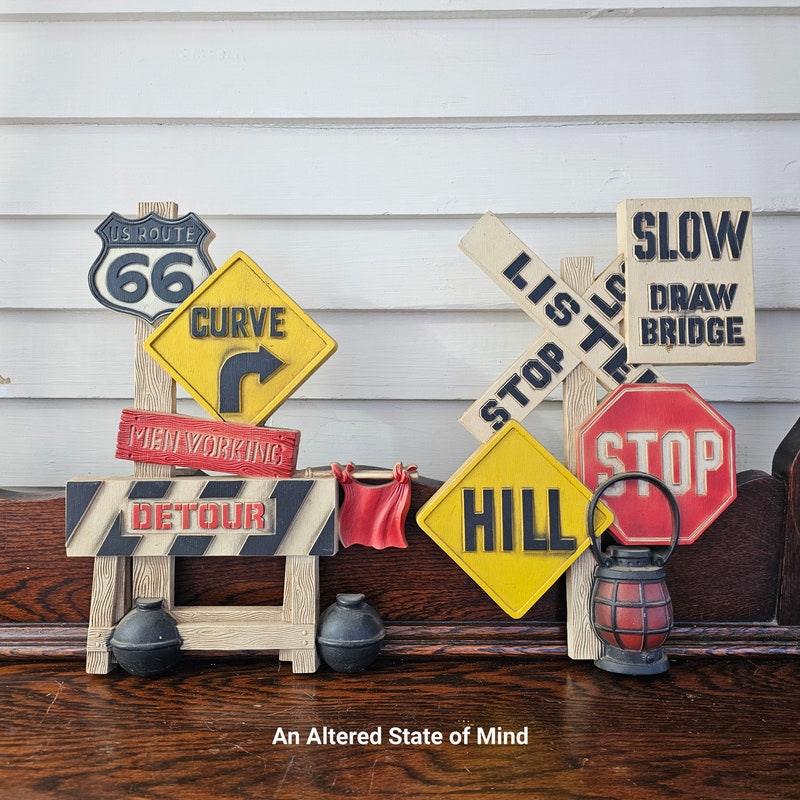 Vintage Stop Sign - Etsy