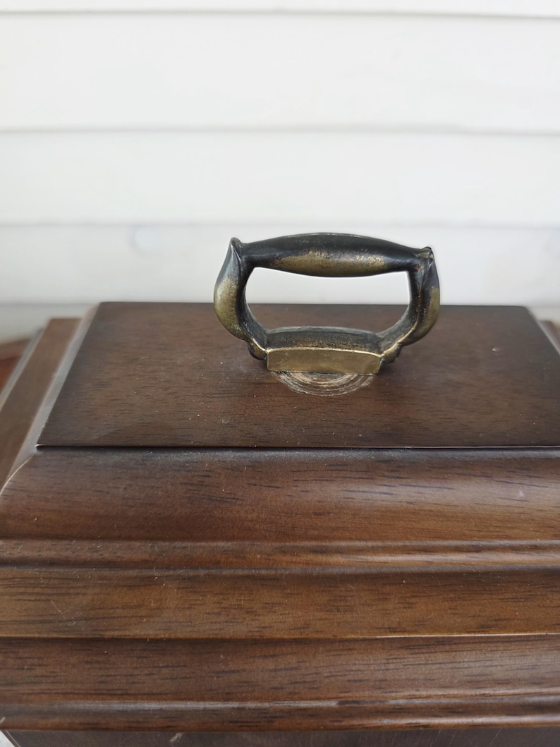 Vintage Hamilton Mechanical Mantel Clock: Non-working, Has Key and ...