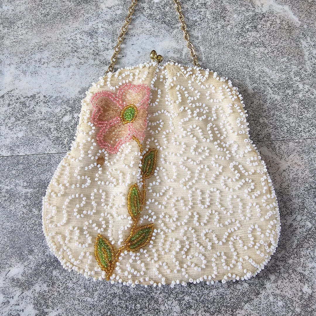 Vintage Walborg Beaded Evening Purse: Made in Belgium by Hand - Etsy