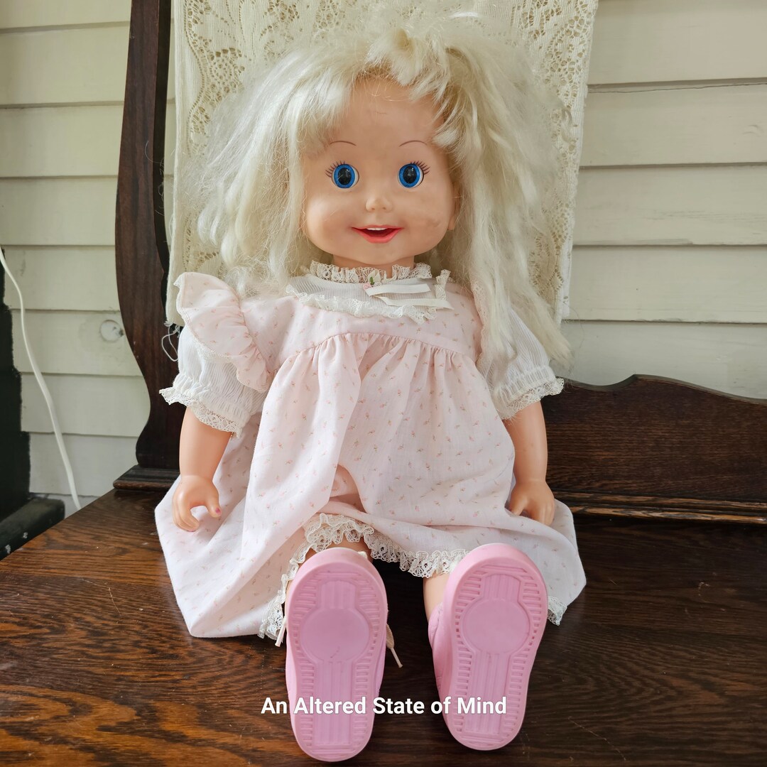 Vintage Cricket Playmate Doll Works Talking Animated Doll Moving Mouth ...