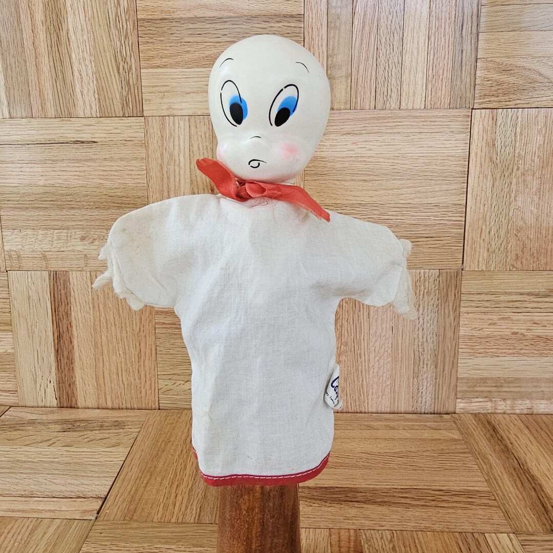 Vintage 1950s Casper the Friendly Ghost Hand Puppet - Gund MFG - Etsy