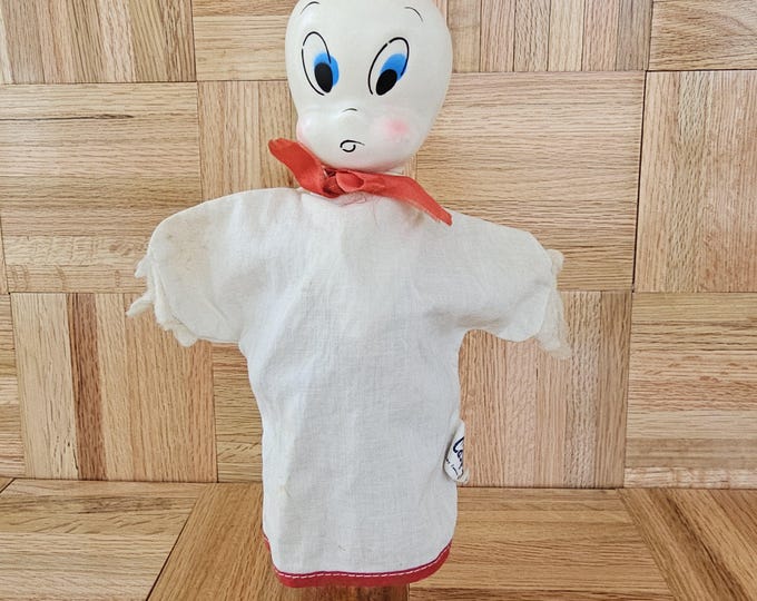 Vintage 1950s Casper the Friendly Ghost Hand Puppet - Gund MFG - Etsy