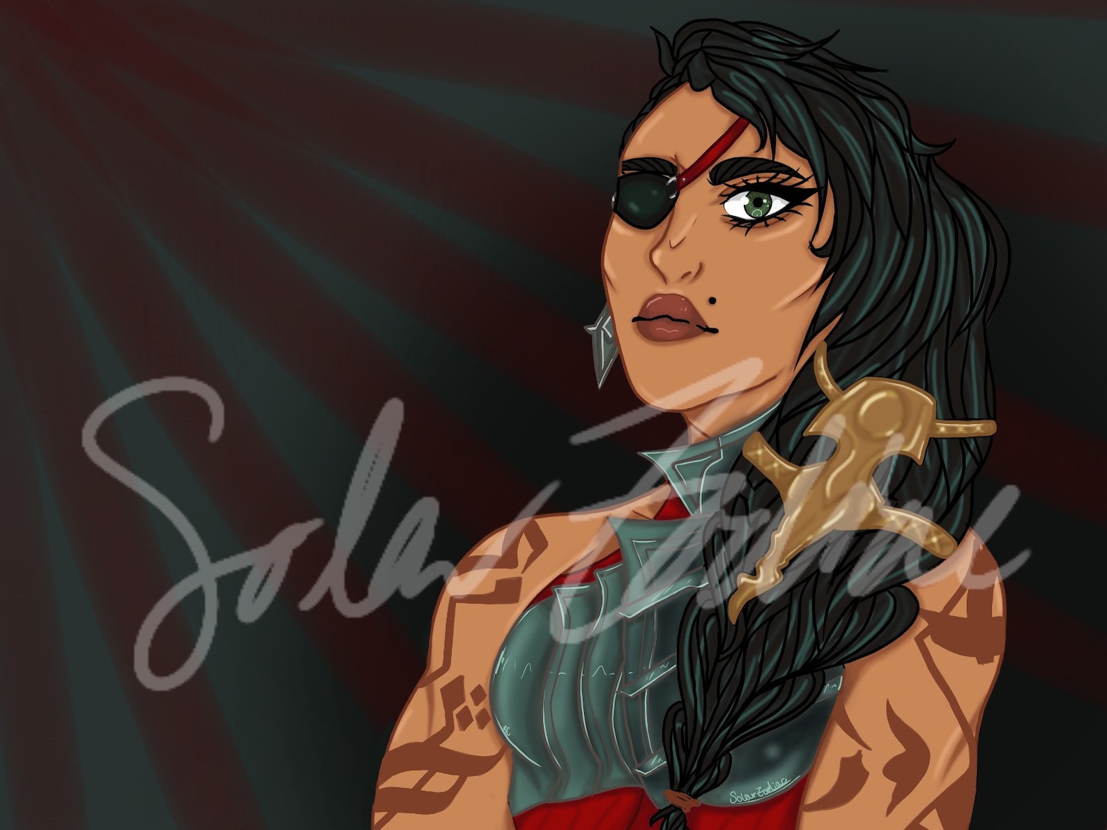 Samira Fan Art League of Legends Original Digital Art Print - Etsy