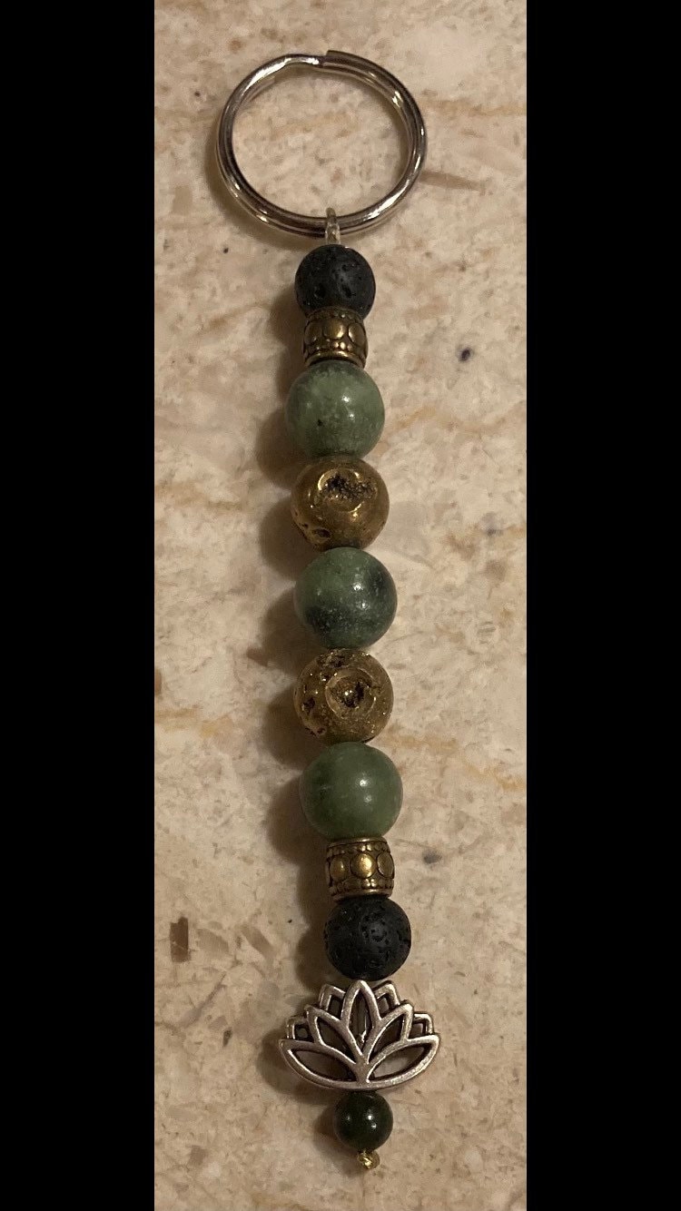 Jade Good Luck Keychain - Etsy