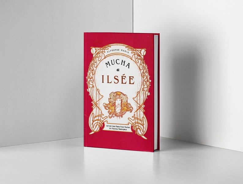 Alphonse Mucha ILSEE Illustration Set 48 Masterpieces Art Nouveau Fin ...